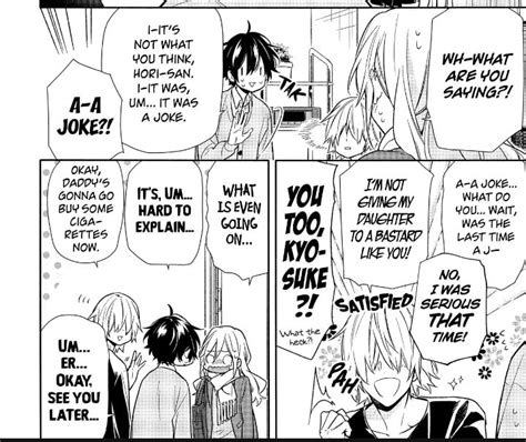 Izumi Asks Kyosuke For Horis Hand Hori Tells Izumi She Likes Him