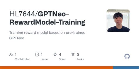 Github Hl7644gptneo Rewardmodel Training Training Reward Model