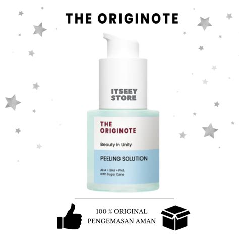 The Originote Peeling Solution Serum Eksfoliasi Wajah Mencerahkan Dan