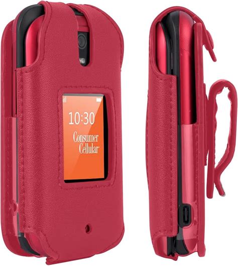 Beltron Leather Case For Consumer Cellular Iris Flip Phone