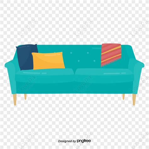 캐릭터가 어수선하고 귀여운 소파 어지럽다 가구 스카프 Png 일러스트 무료 다운로드 Lovepik