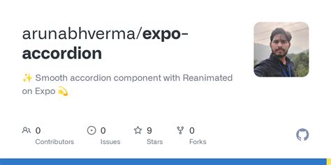 Github Arunabhvermaexpo Accordion Smooth Accordion Component With Reanimated On Expo 💫