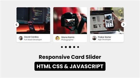 Learn How To Create A Responsive Card Slider In HTML CSS JavaScript And Swiperjs You Can Slide