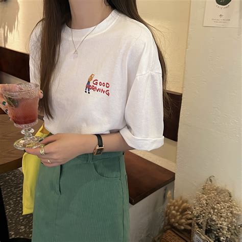 앙또드 당일출고 지휴 반팔티 박스티 여름 루즈핏 오버핏 레터링 프린팅 반팔 티셔츠 앙또드