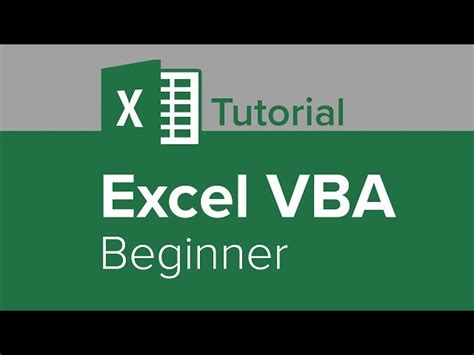 Excel Vba Beginner Tutorial 2 Hourse Course Youcademe