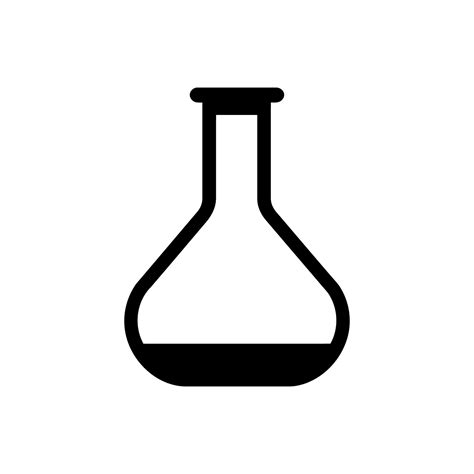 Lab Flask Icon On White Background 34780781 Vector Art At Vecteezy