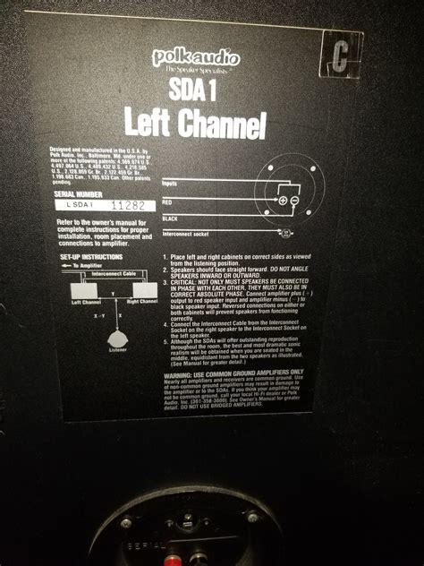 Sda Srs Interconnect Cable Upgrade Page Polk Audio Forum
