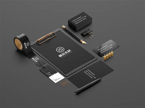 企业高端名片文创设计样机枫思设计工作室 站酷zcool