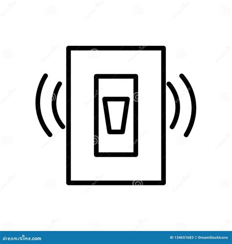 Sensor Icon Vector Isolated On White Background Sensor Sign Line Or Linear Sign Element