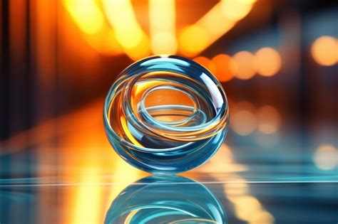 Premium Photo View Of 3d Abstract Sphere Background