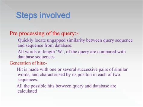 Blast And Fasta Pptx Databases Computer Software And Applications