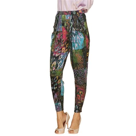 Forever Angel Womens Knitted Silk Trendy Baggy Pants Casual Harem Want Additional Info