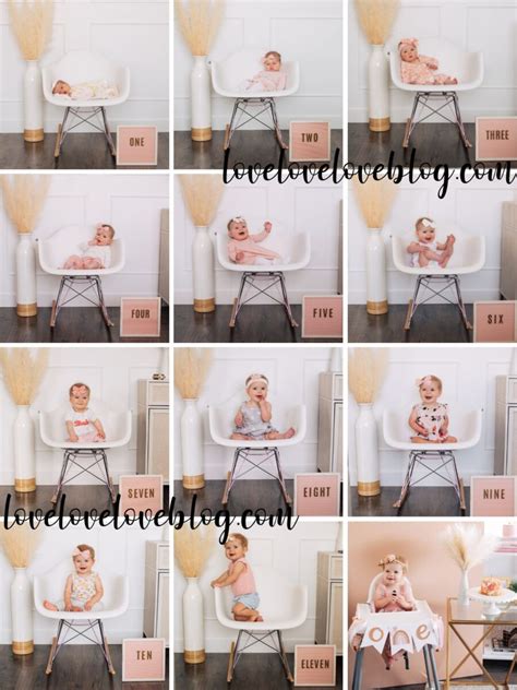 Unique Monthly Baby Photo Ideas The Mom Love Blog