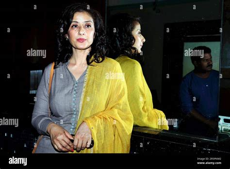 Manisha Koirala Nepali Actress Dear Maya Film Promo Mumbai India May Stock Photo