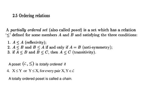 Ppt A Poset Is Totally Ordered If Powerpoint Presentation Free