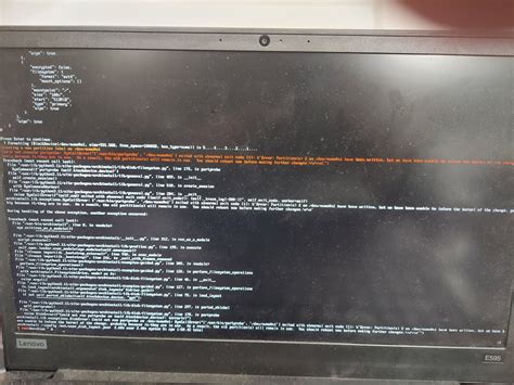 Archinstall Error Rarchlinux