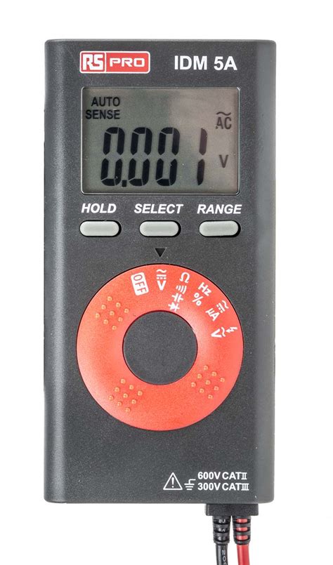 RS PRO IDM5A Handheld Digital Multimeter RS Components Indonesia