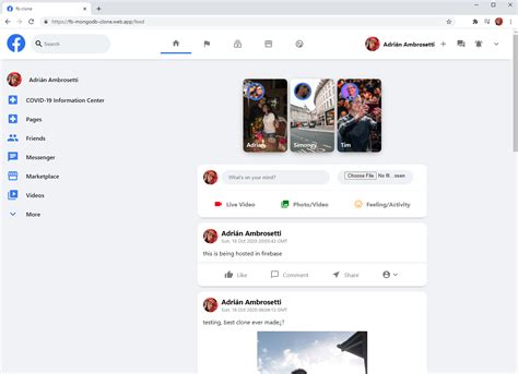 Github Adrianettifb Mernstack Clone Facebook Clone Made With