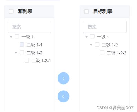 El Tree和vue结合的穿梭框el Tree Transfer的使用 Csdn博客