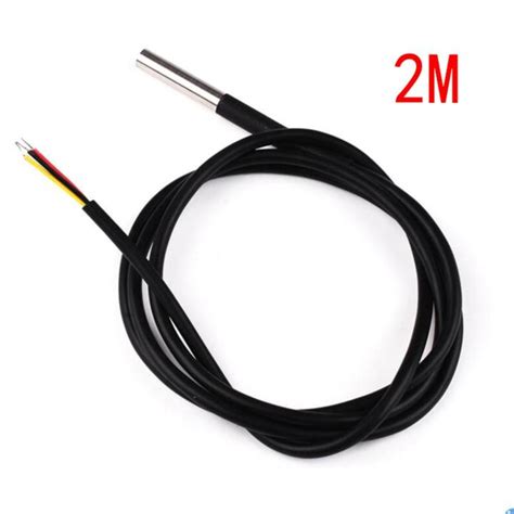 Ds1820 Stainless Steel Package Waterproof Ds18b20 Temperature Probe Temperature Sensor 18b20 For