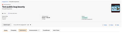 Submissions Bugcrowd Docs