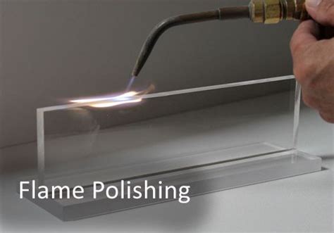 Flame Polishing Acrylic