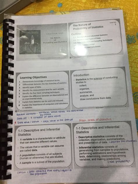 Bio610 Biostatistics Notes Hobbies And Toys Books And Magazines Textbooks On Carousell