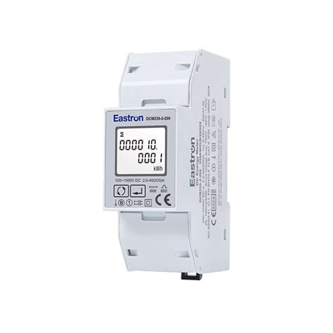 DCM230 2 200 Max Current 200A Modbus Din Rail DC Energy Meter With DC Shunt Manufacturers