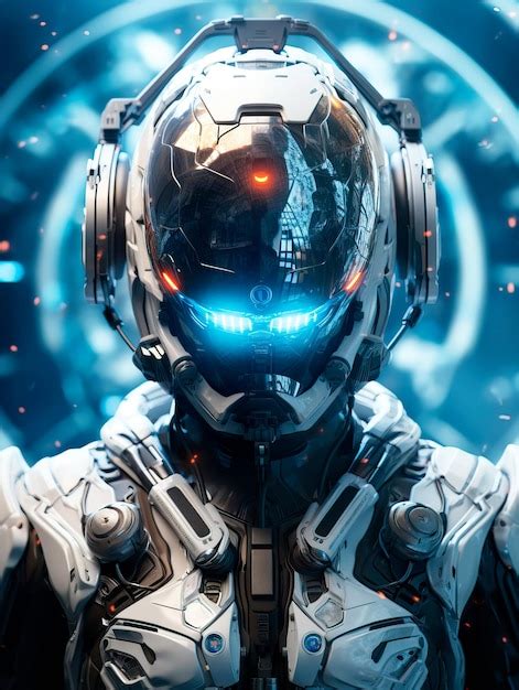 Programmer In A Spaceage Suit Symbolizing The Future Of Coding In Space