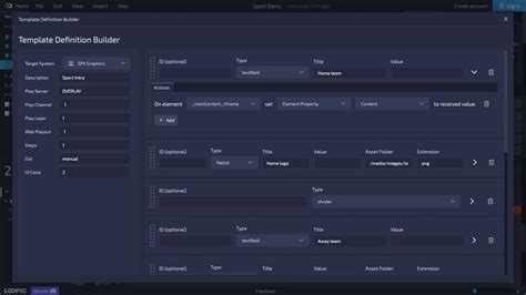 Loopic Html5 Graphic Templates Creation Tool