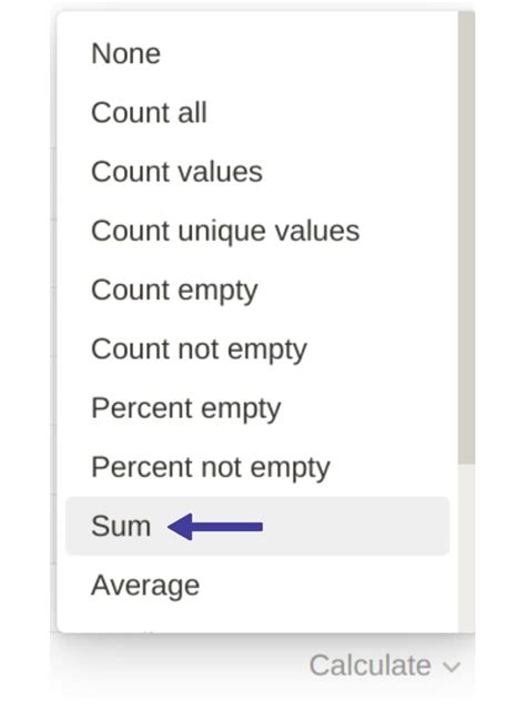 Notion Total Column How To Sum A Column In 5 Totally Easy Steps