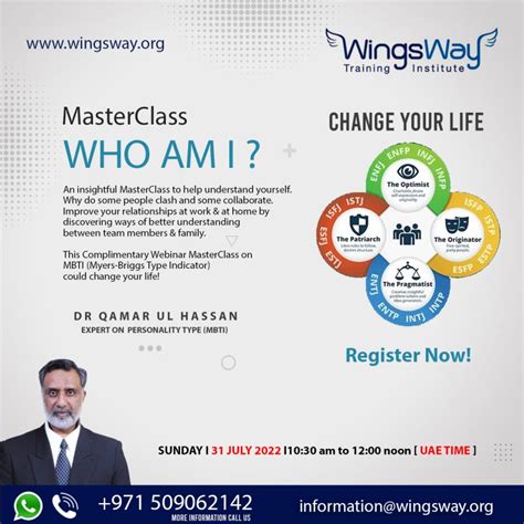 Wingsway Training Institute On Linkedin Wingsway Mbti Education Training Skills Learning