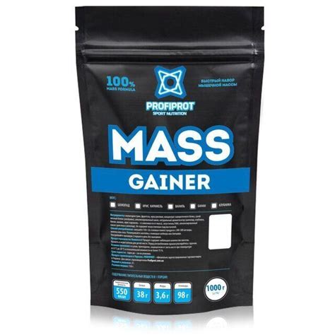 Гейнер "MASS GAINER " PROFIPROT 38% белка 3кг - Спортивное питание ...