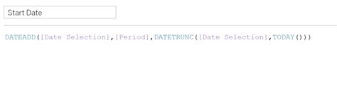 How To Do Dynamic Date Selections In Tableau