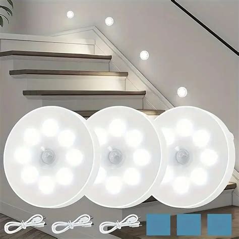 3 шт., индукционные лампы с датчиком движения | AliExpress