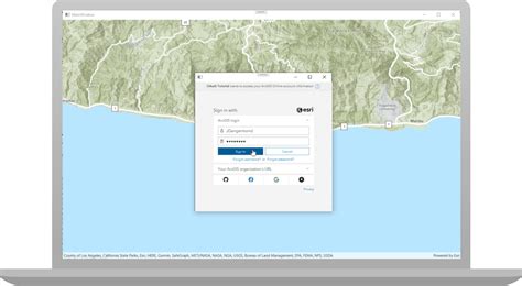 Access Services With Oauth Credentials Arcgis Maps Sdk For Net