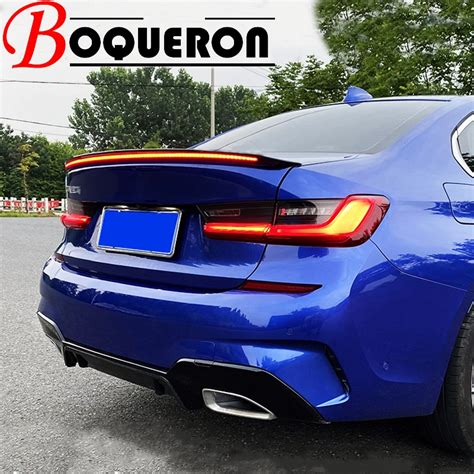 13m 탄소 섬유 Led 리어 스포일러 자동차 에어 포일 트렁크 립 윙 레이싱 리어 윙 루프 스포일러 범용 자동차 수정 액세서리스포일러 And 날개 Aliexpress