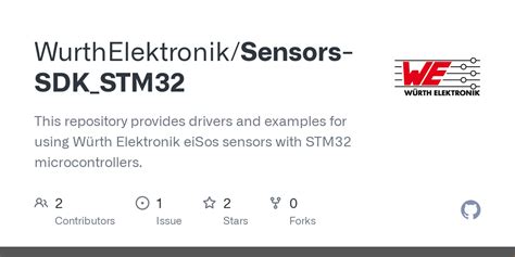 Issues · Wurthelektroniksensors Sdkstm32 · Github