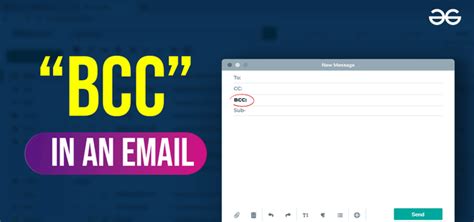 What Does Bcc In An Email Mean GeeksforGeeks