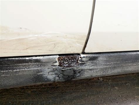 Ремонт и покраска порогов — Volkswagen Passat B4 1 8 л 1995 года своими руками Drive2