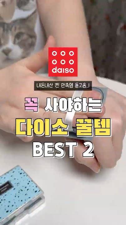 나만 알기 아까운 다이소 꿀템 Best2 Youtube