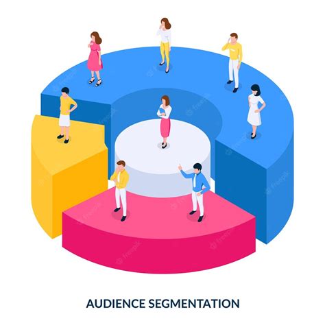 Premium Vector Audience Segmentation Dividing Target Audience