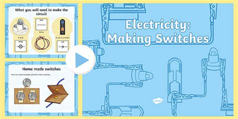 Year 4 Electricity Making Switches Teaching Powerpoint Science