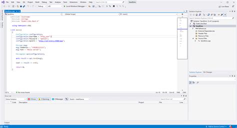 c cpp send sms with the rest api code sample