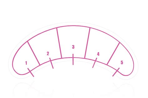Printable Lash Mapping Template