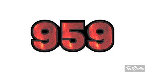 959 Number Animated  Logo Designs