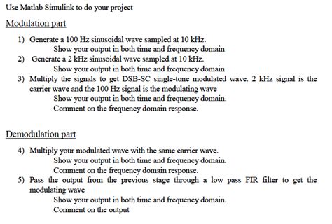 Use Matlab Simulink To Do Your Project Modulation