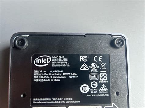 Intel NUC Kit NUC I BNK Mini Pc
