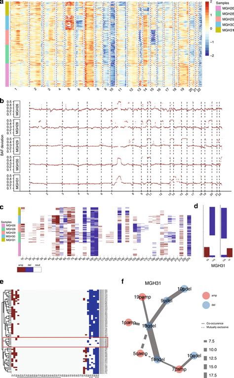 casper algorithm applied to single cell gbm rna seq dataset a heatmap