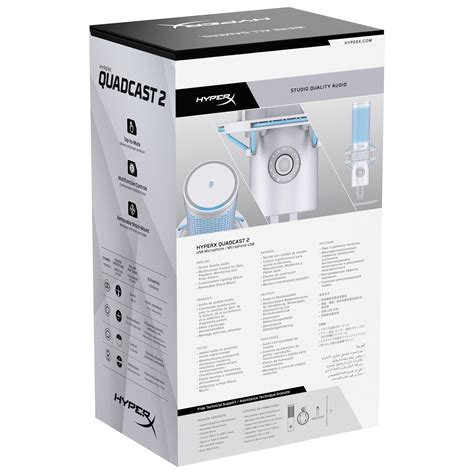 Hyperx Quadcast 2 Gaming Usb Microphone Frost Best Buy Canada
